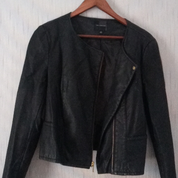 The Limited | Jackets & Coats | Limited Cropped Leather Jacket | Poshmark